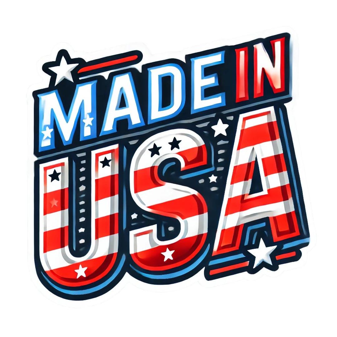 20x Made in USA Stickers Labels Compliant With Customs & Tariff ...