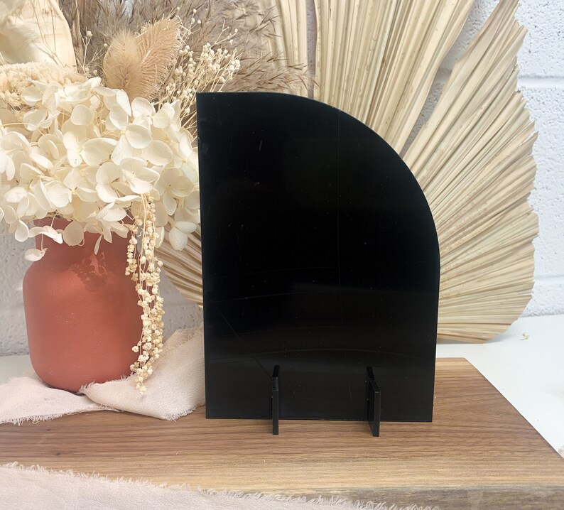 Half Arch Acrylic Blank Table Sign - Etsy