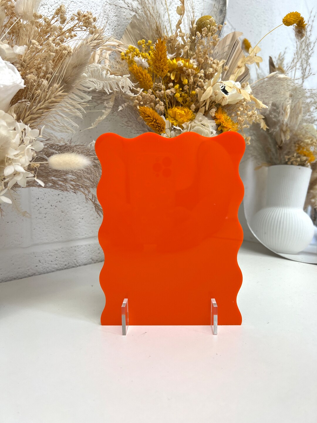 Rectangle ondulé Panneau de table vierge en acrylique - Etsy France