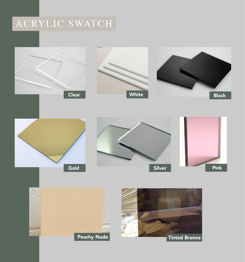 Oval Blank Acrylic Name Place - Etsy