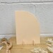 Half Arch Acrylic Blank Table Sign - Etsy