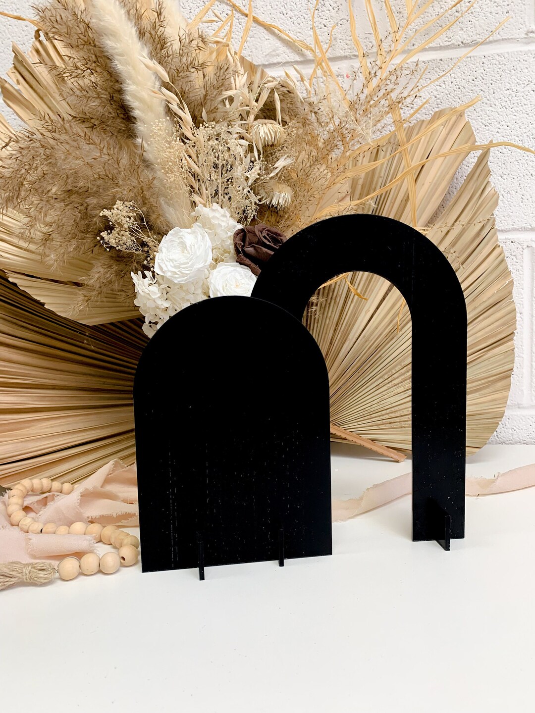Double Archway Acrylic Blank Table Sign - Etsy