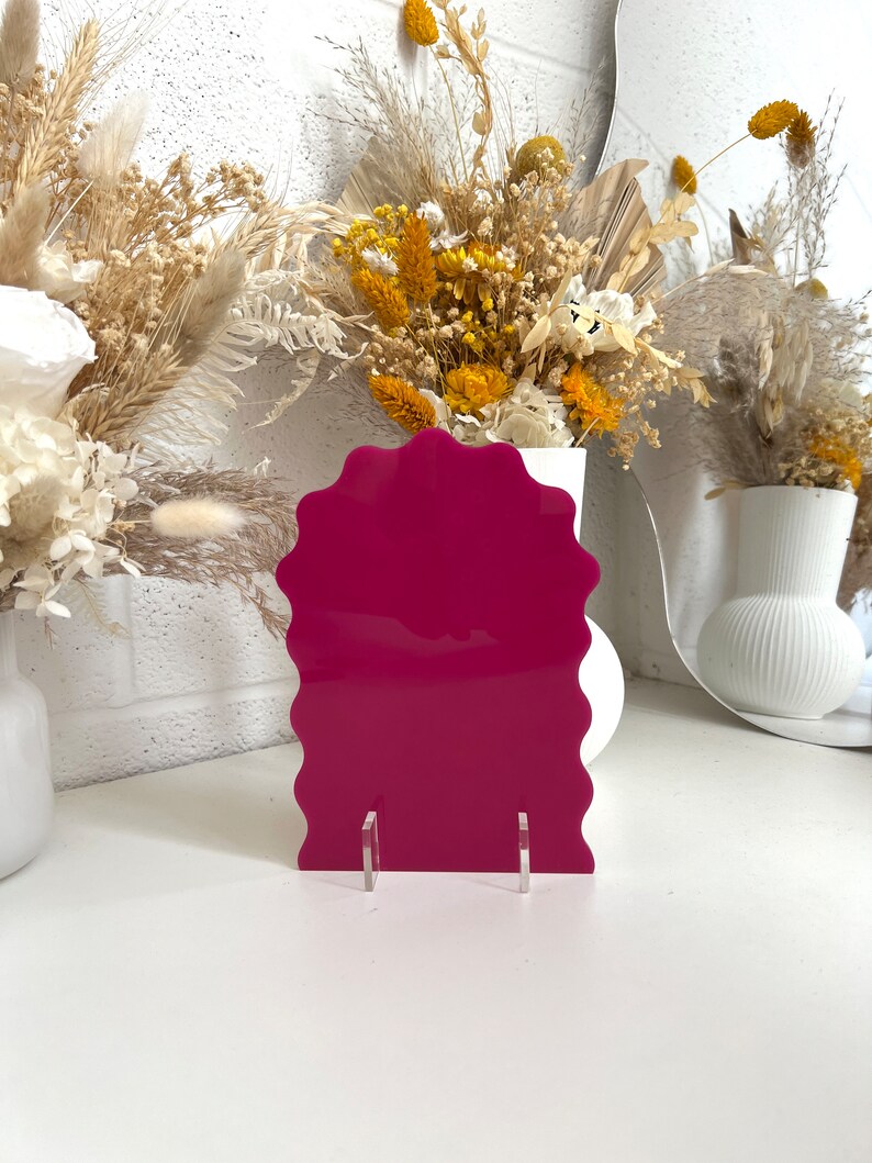 Wavy Arch Acrylic Blank Table Sign - Etsy