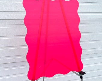 Wavy Arch Acrylic Blank Table Sign - Etsy