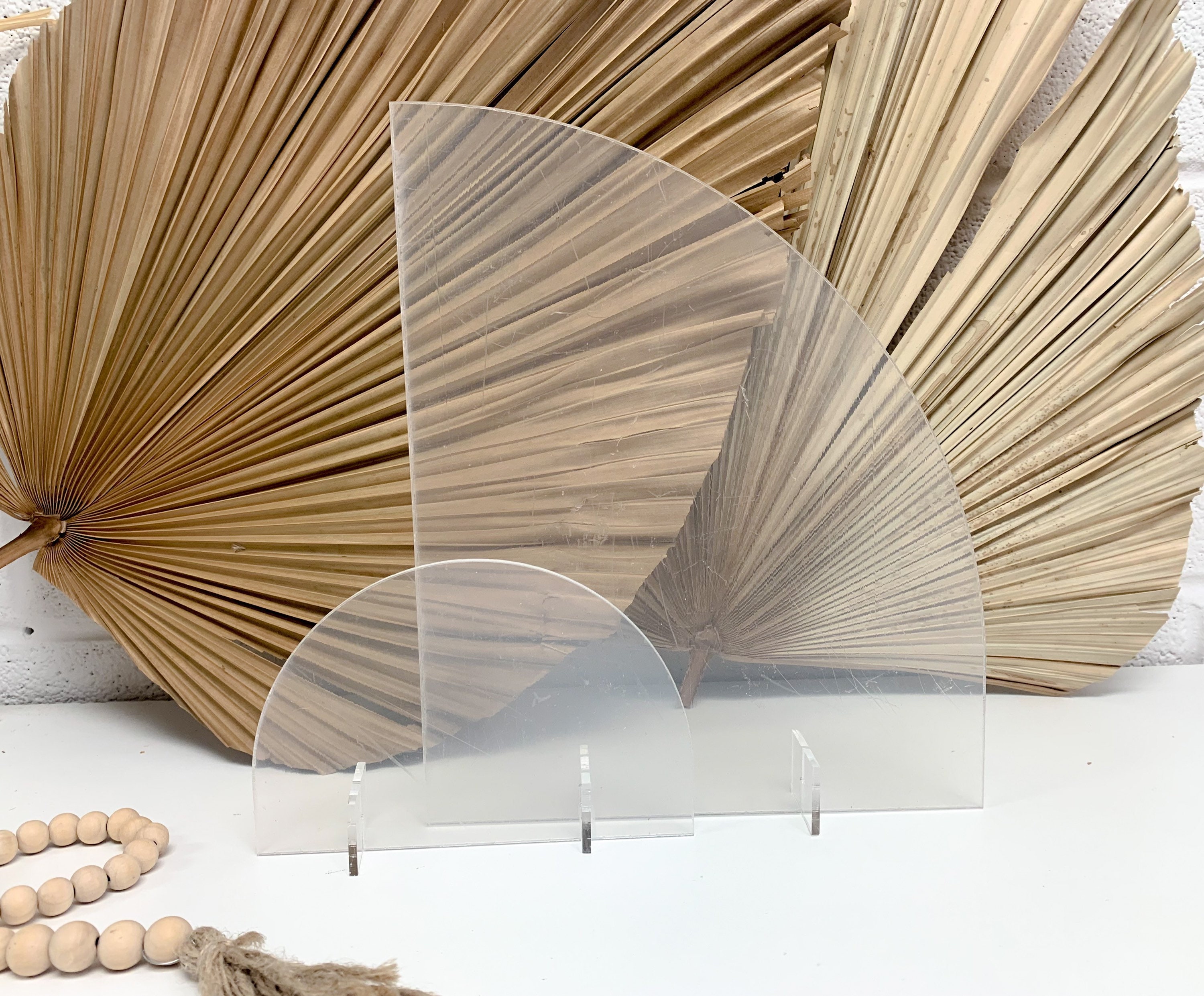 Double Arch Acrylic Blank Table Sign Moon Arch Half Arch - Etsy