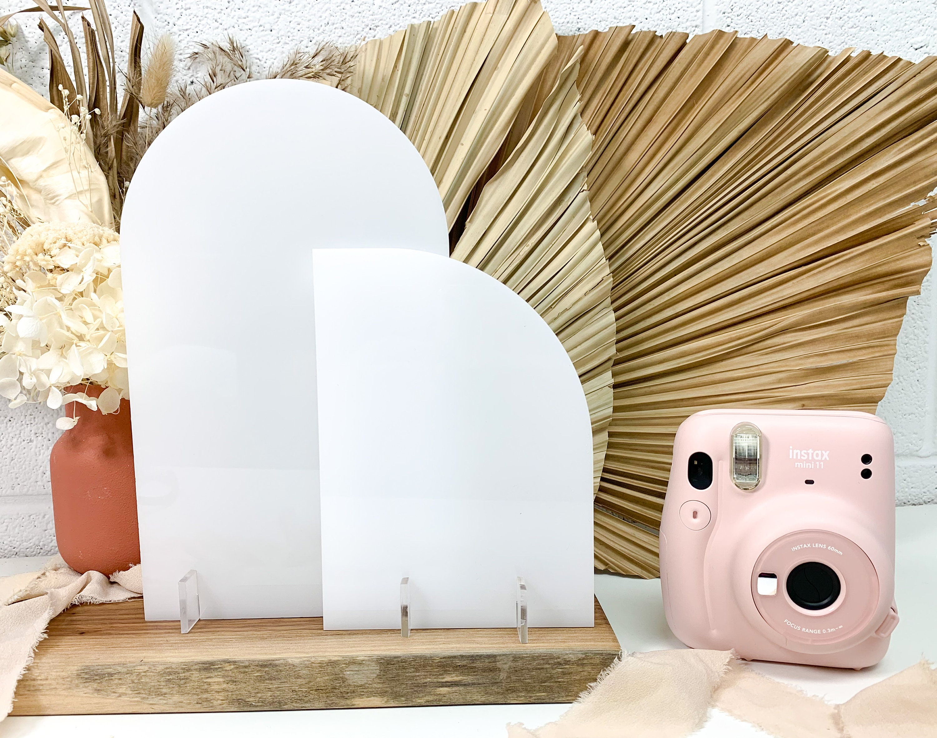 Double Arch Blank Acrylic Table Sign - Etsy