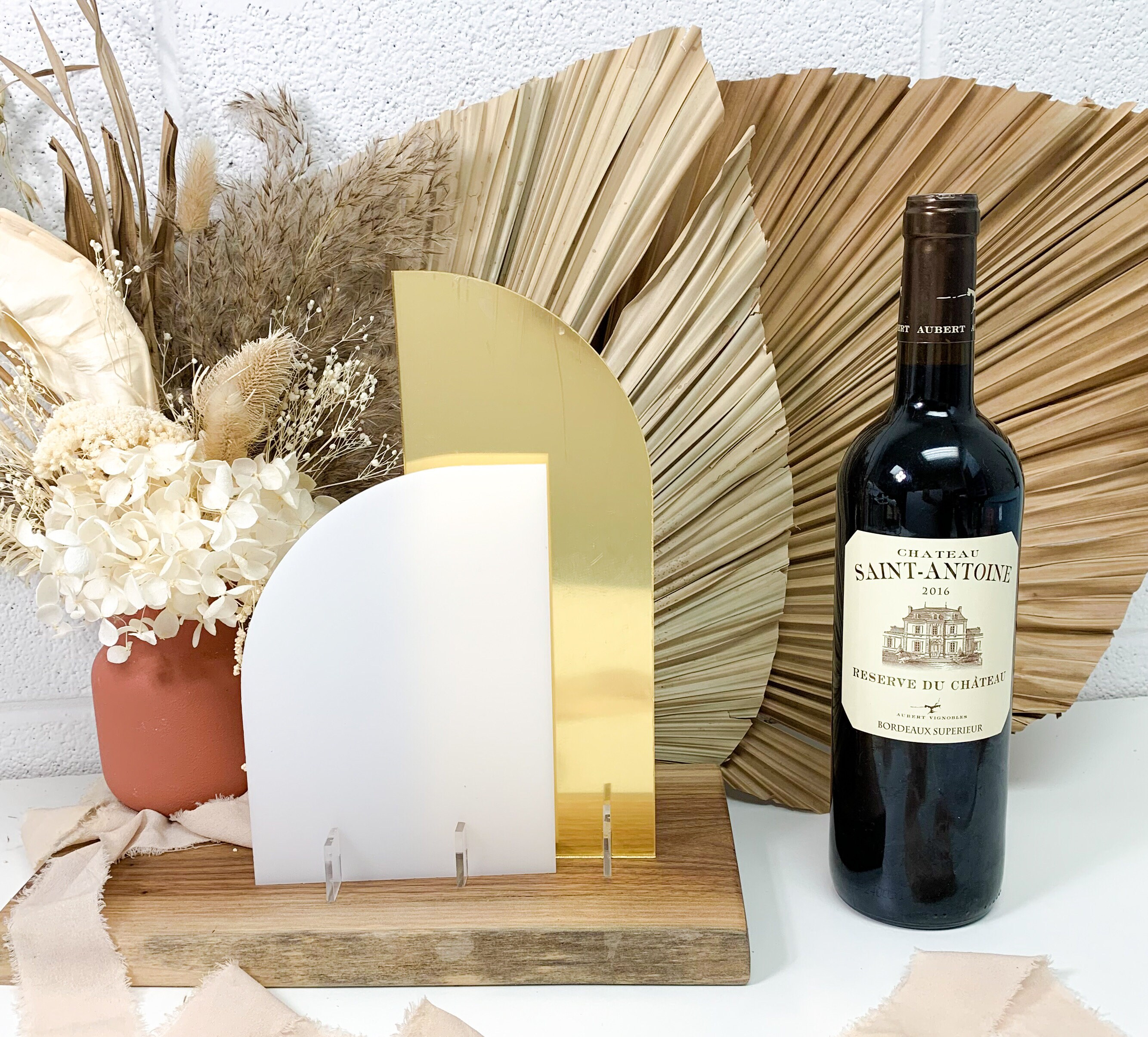 Double Half-arch Blank Acrylic Table Sign - Etsy Canada