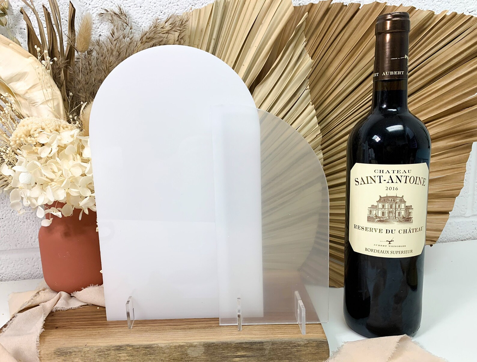 Double Arch Acrylic Blank Table Sign - Etsy