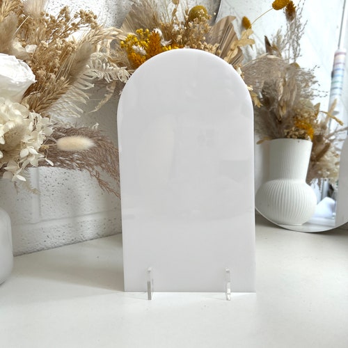 Wavy Arch Acrylic Blank Table Sign - Etsy