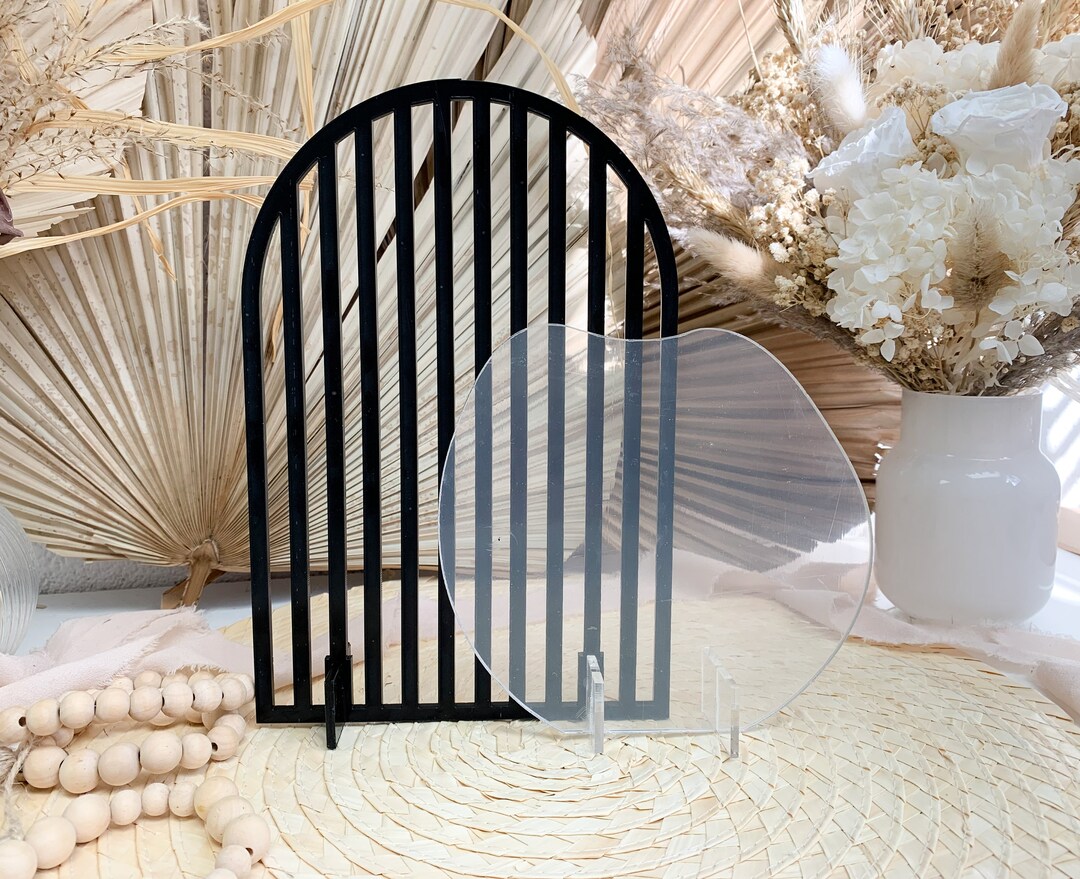 Double Arch Gateway Acrylic Blank Table Sign - Arch Gateway + Pond ...