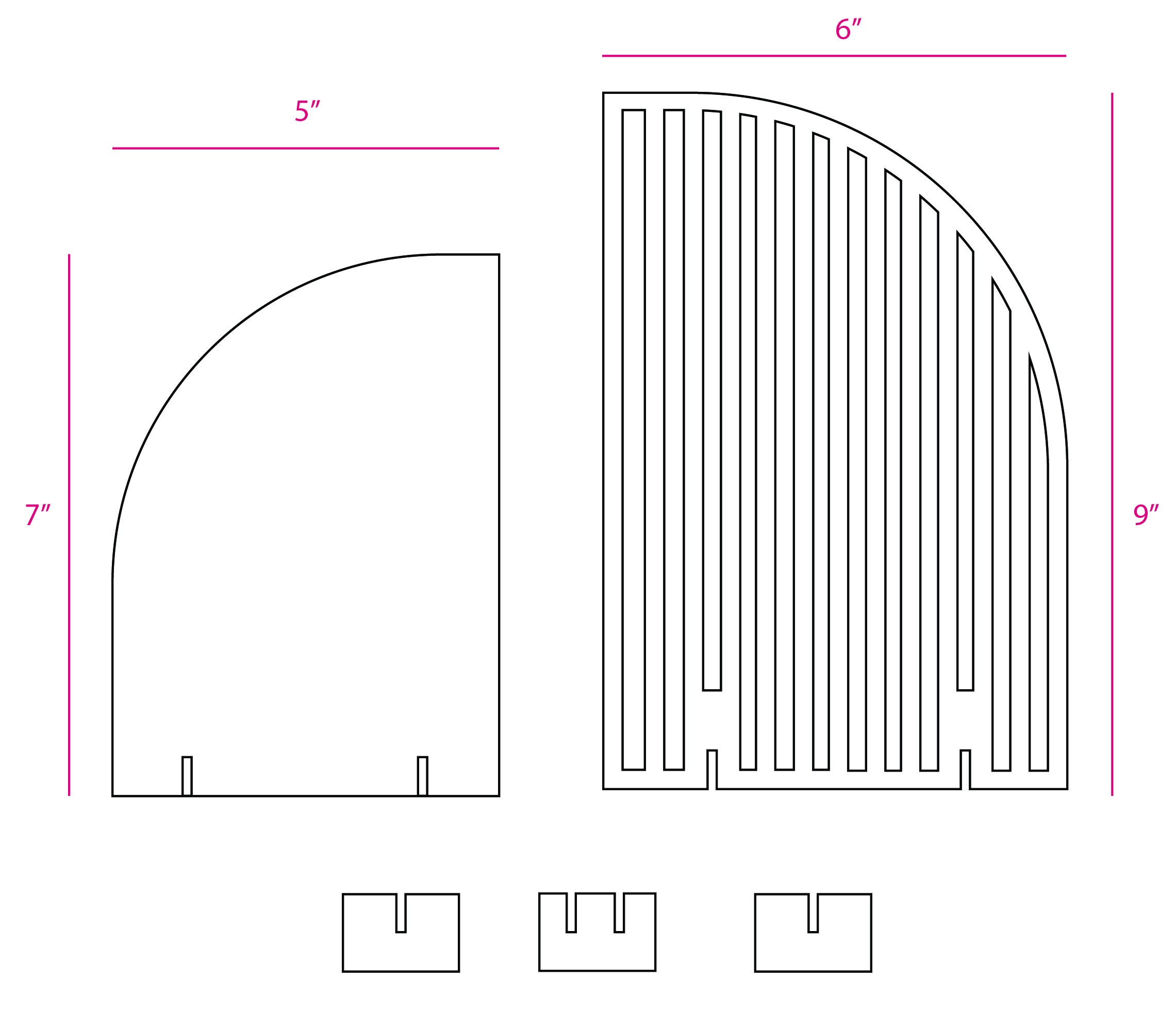 Double Half Arch Gateway Acrylic Blank Sign - Etsy