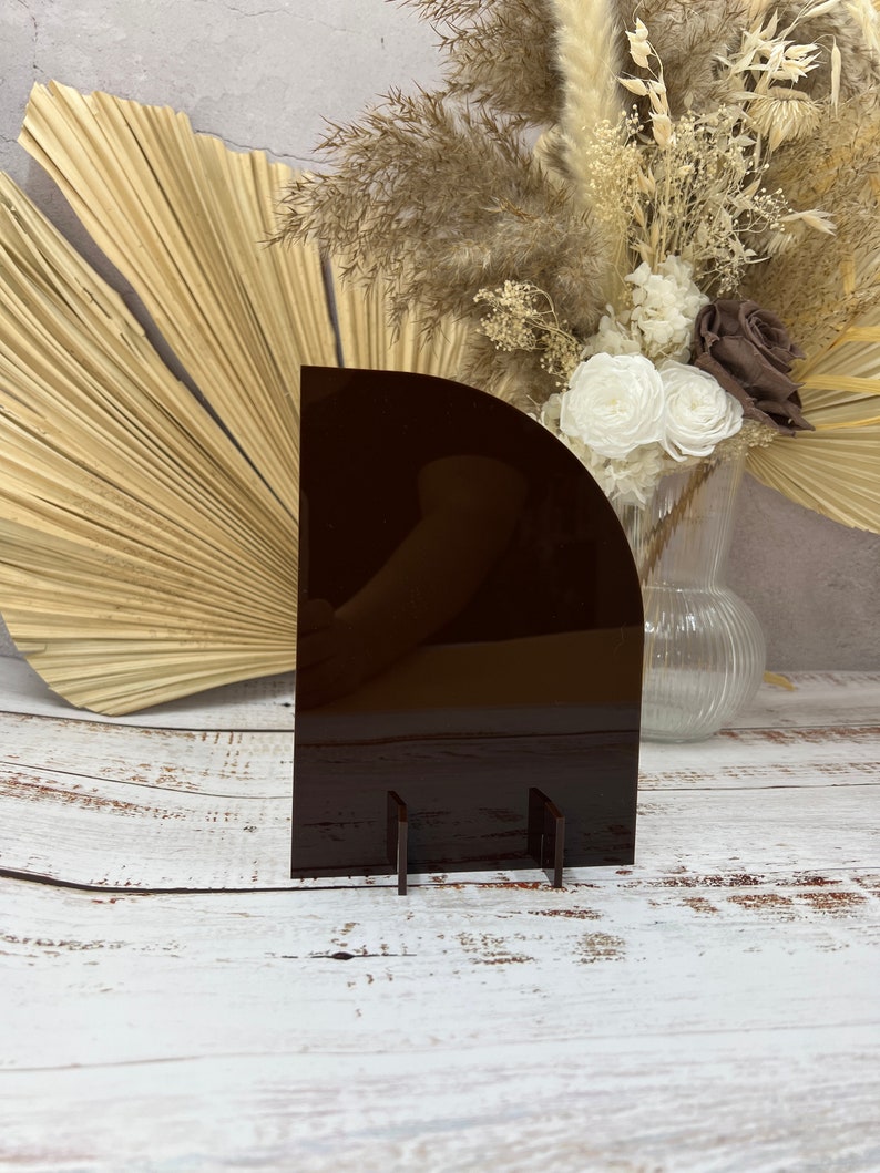 Half Arch Acrylic Blank Table Sign - Etsy