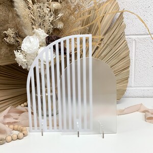 Double Arch Gateway Acrylic Blank Table Sign - Half Arch Gateway + Arch ...