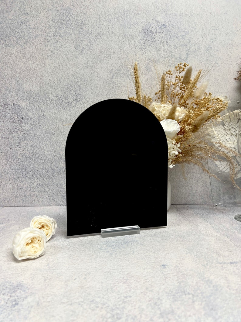 Arch 8"x10" - Acrylic Blank Table Sign - Etsy