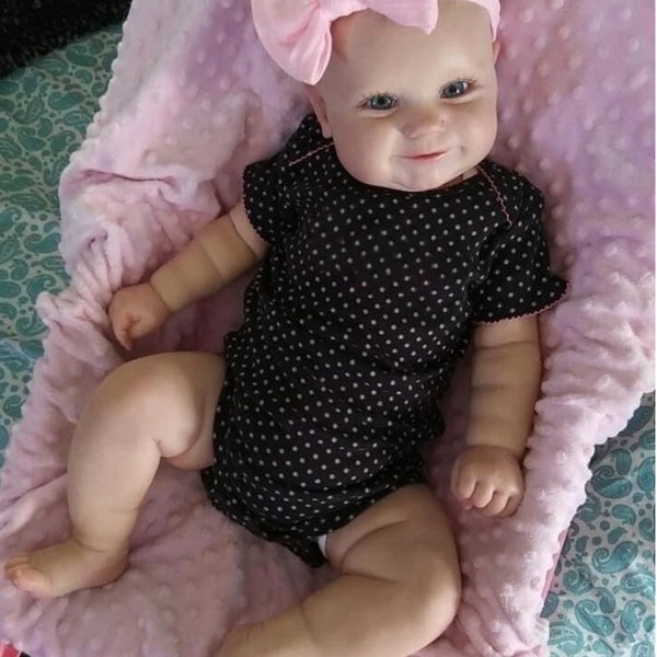 Realistic Baby Doll With Hair - Etsy