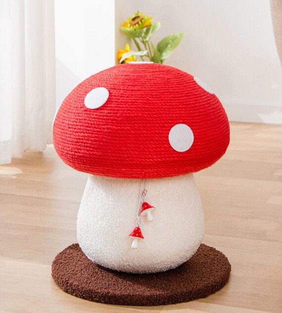 Mushroom Cat Scratching Post Small Cat Tree Cat Climbing | Etsy