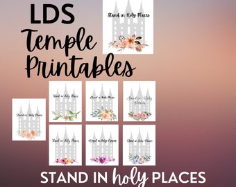 Temple Favor Tag Printable: Download for Temple & Priesthood ...