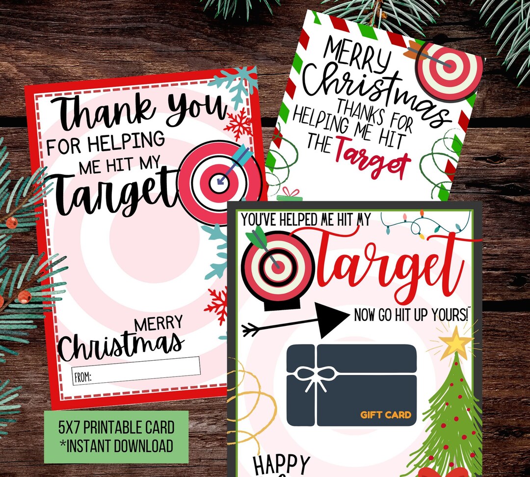 Printable Teacher Christmas Gift Card Holders|teacher Target Gift Card ...