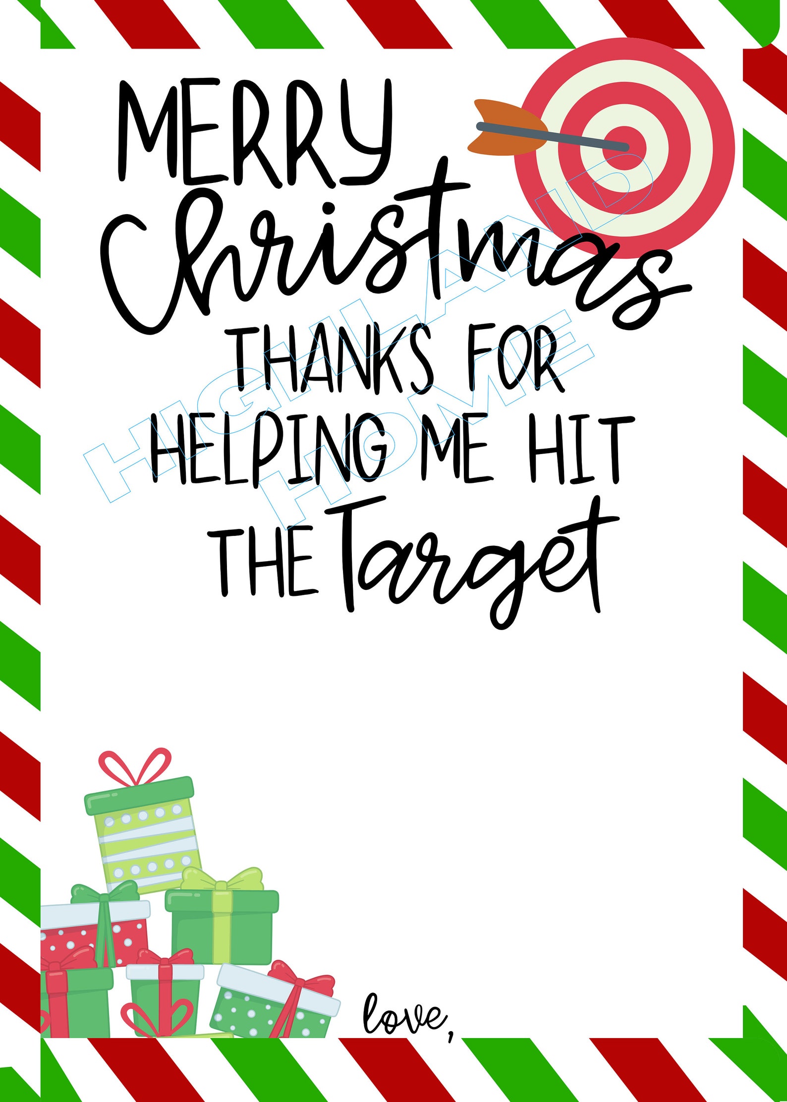 Printable Teacher Christmas Gift Card Holders - Etsy