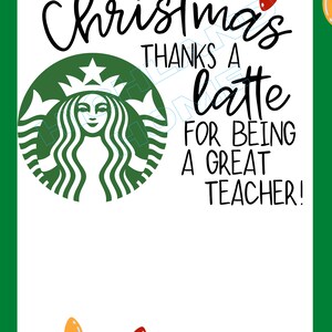 Printable Teacher Christmas Gift Card Holders - Etsy