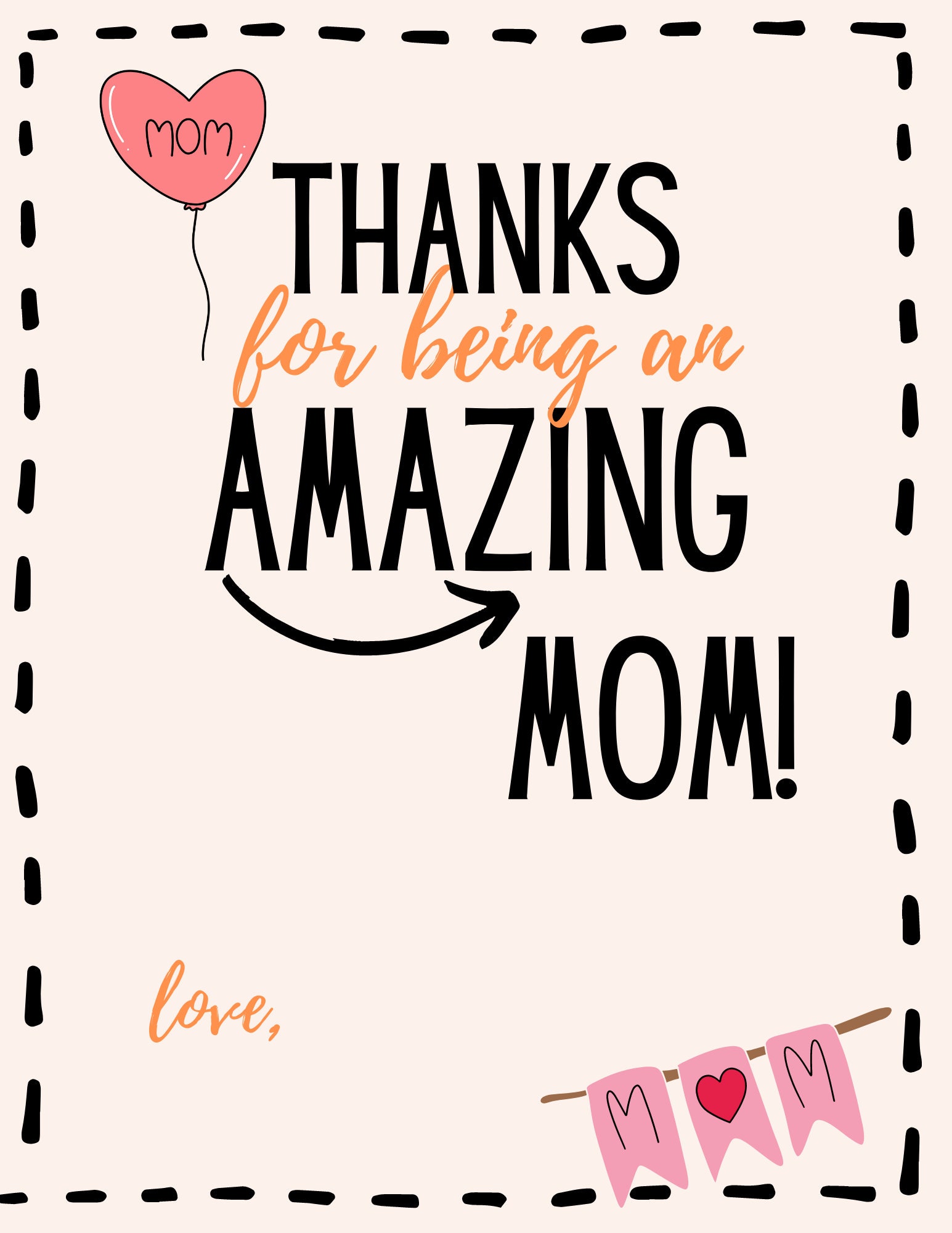 Printable Mother's Day Cards for Gift Cardsmother's - Etsy