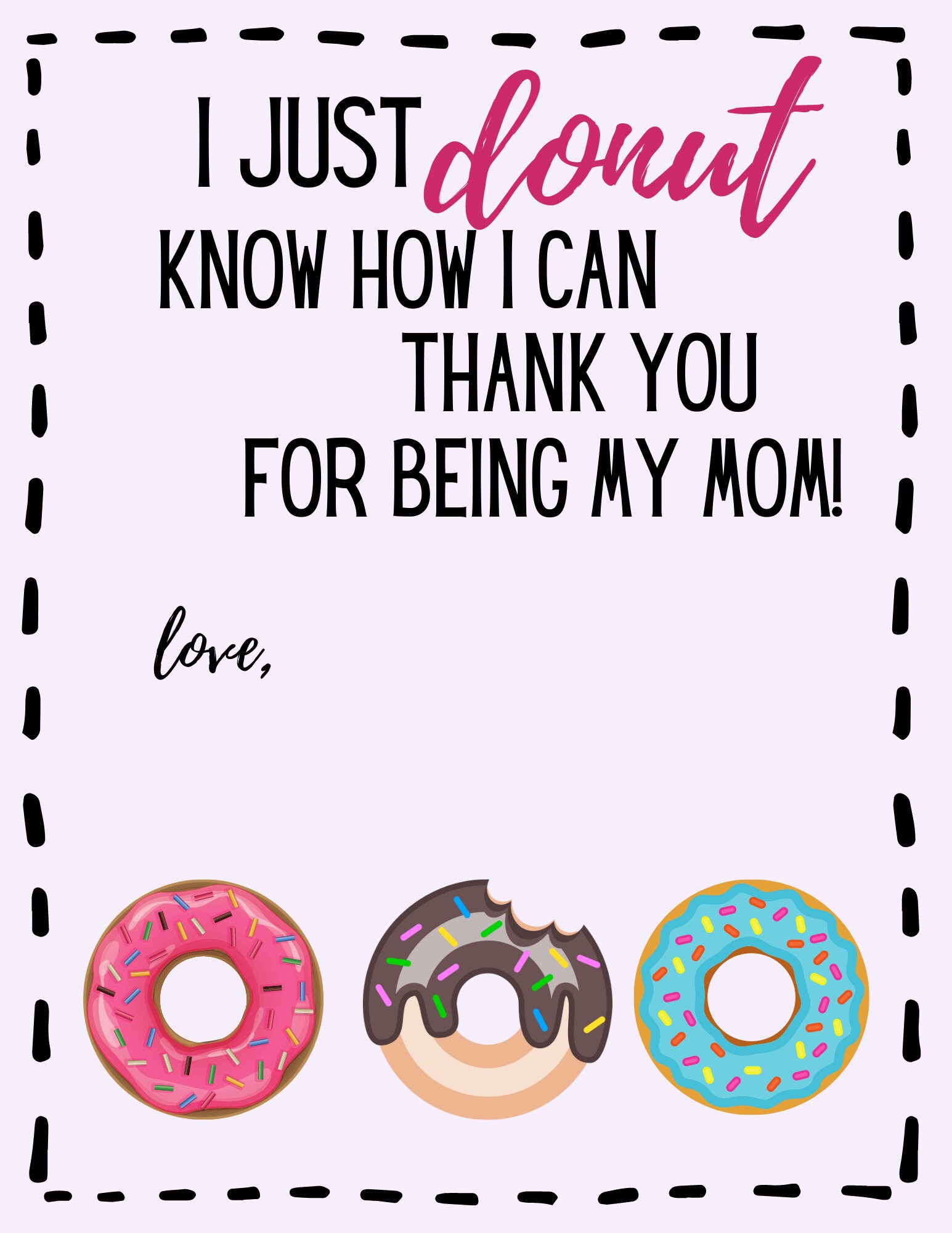Printable Mother's Day Cards for Gift Cardsmother's - Etsy