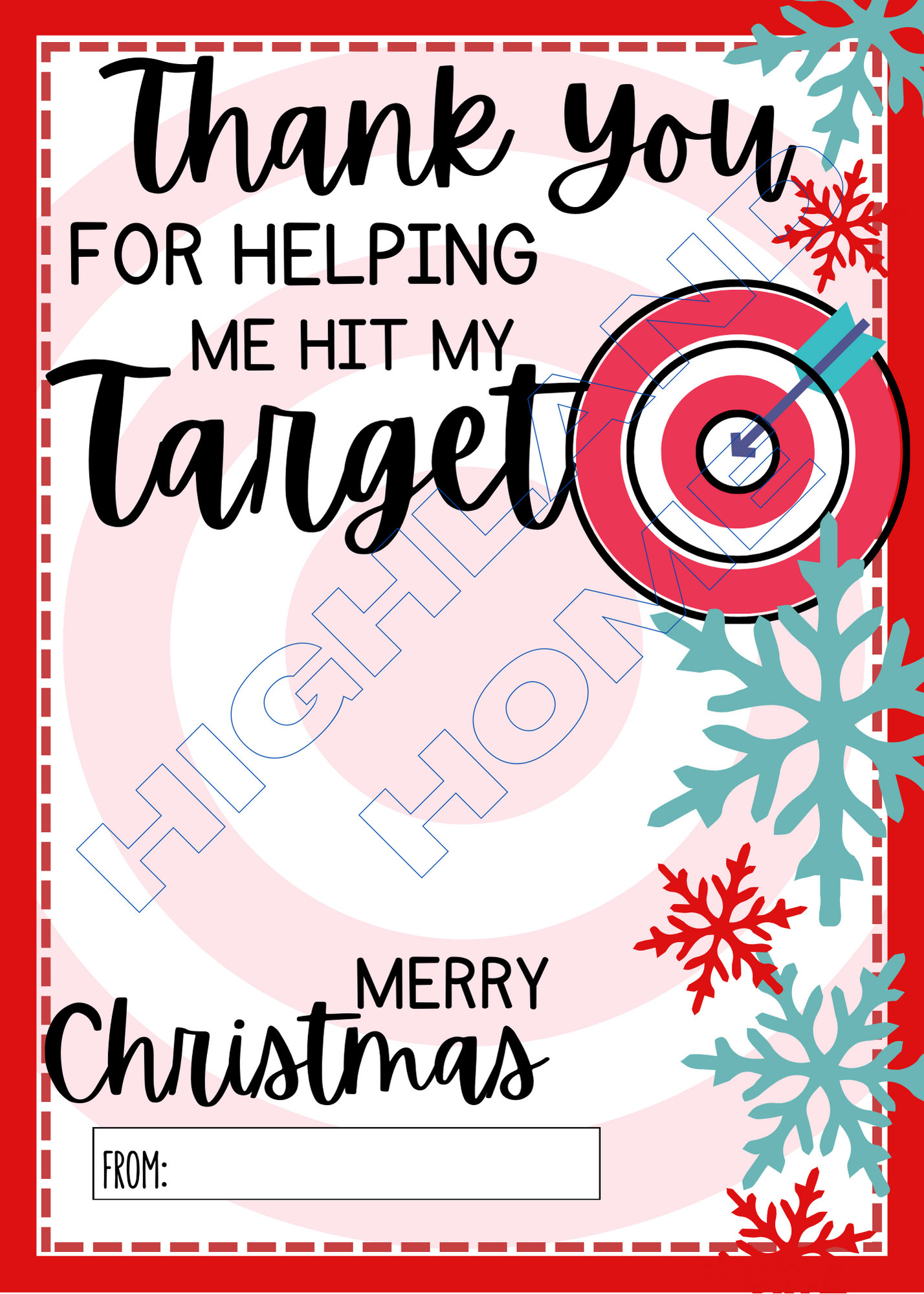 Printable Teacher Christmas Gift Card Holders|teacher Target Gift Card ...