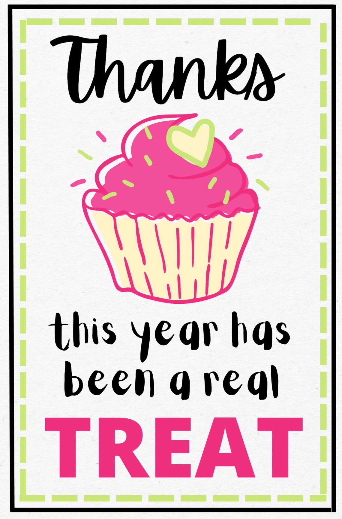 Teacher Appreciation Printable Thank You Cards - Etsy