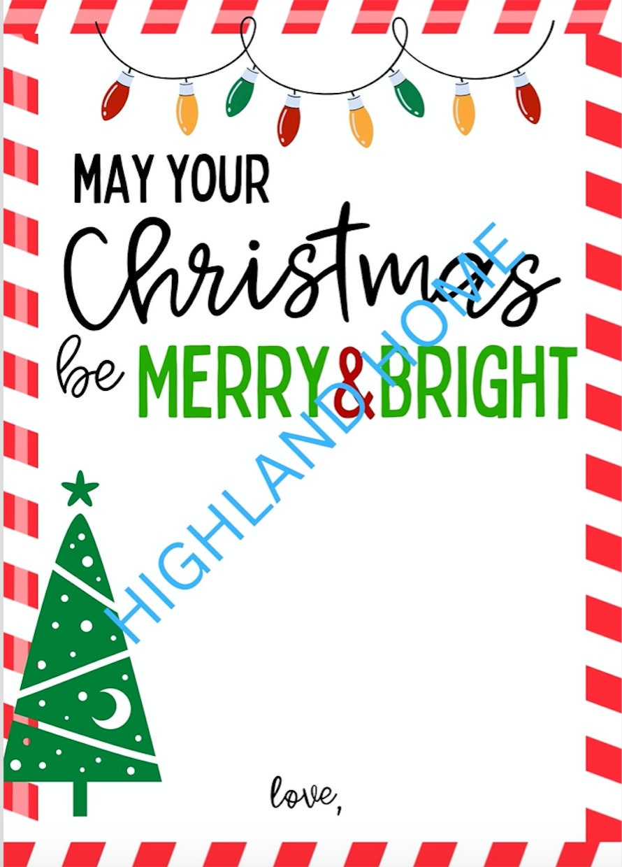 Teacher Gift Card Holderchristmas Teacher Gift Taggift Tag for ...