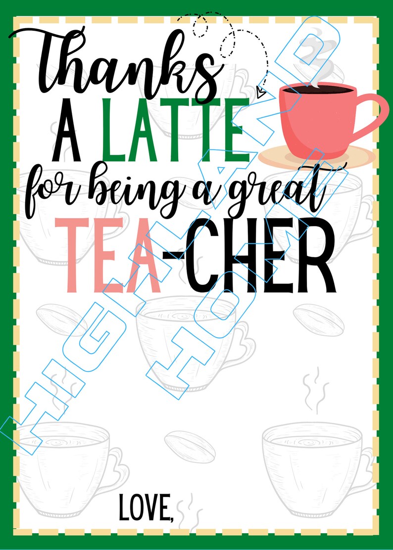 Teacher Appreciation Gift Card Printable|teacher Thank You Card|thank ...