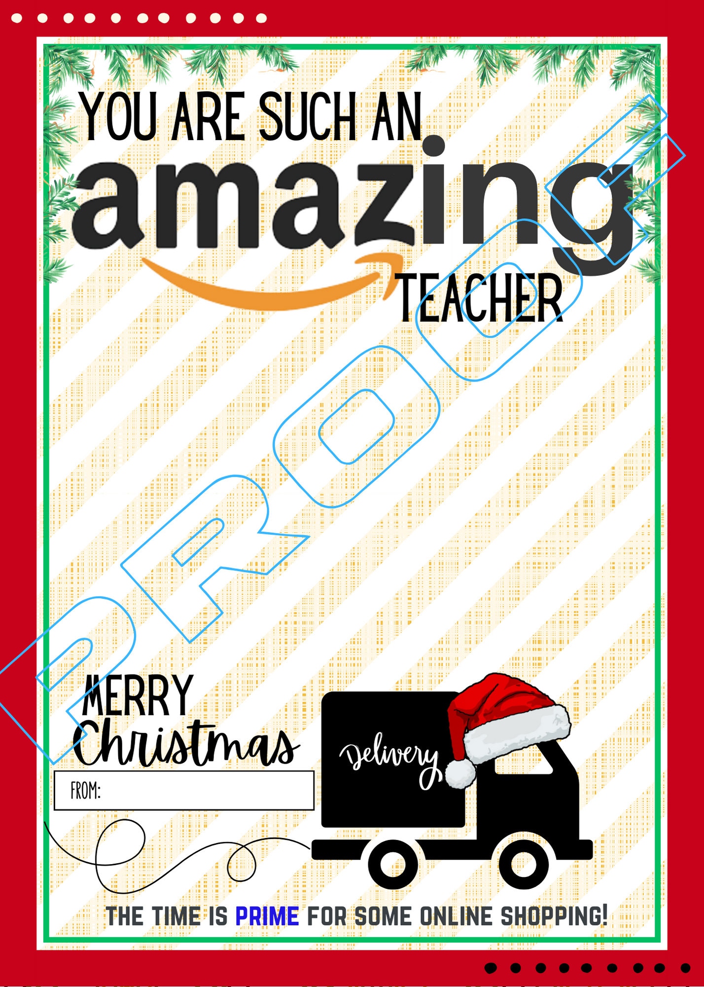 Printable Teacher Christmas Gift Card Holders - Etsy