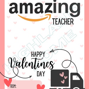 Teacher Valentine Gift Card Holder|teacher Valentine Printable ...
