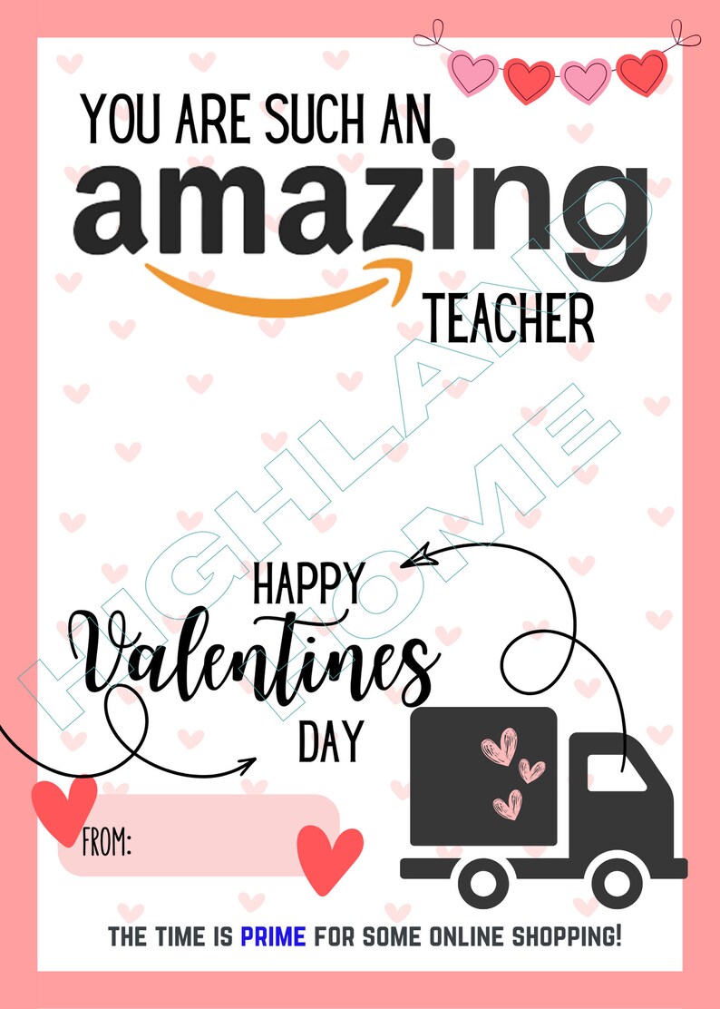 Teacher Valentine Gift Card Holder|teacher Valentine Printable ...