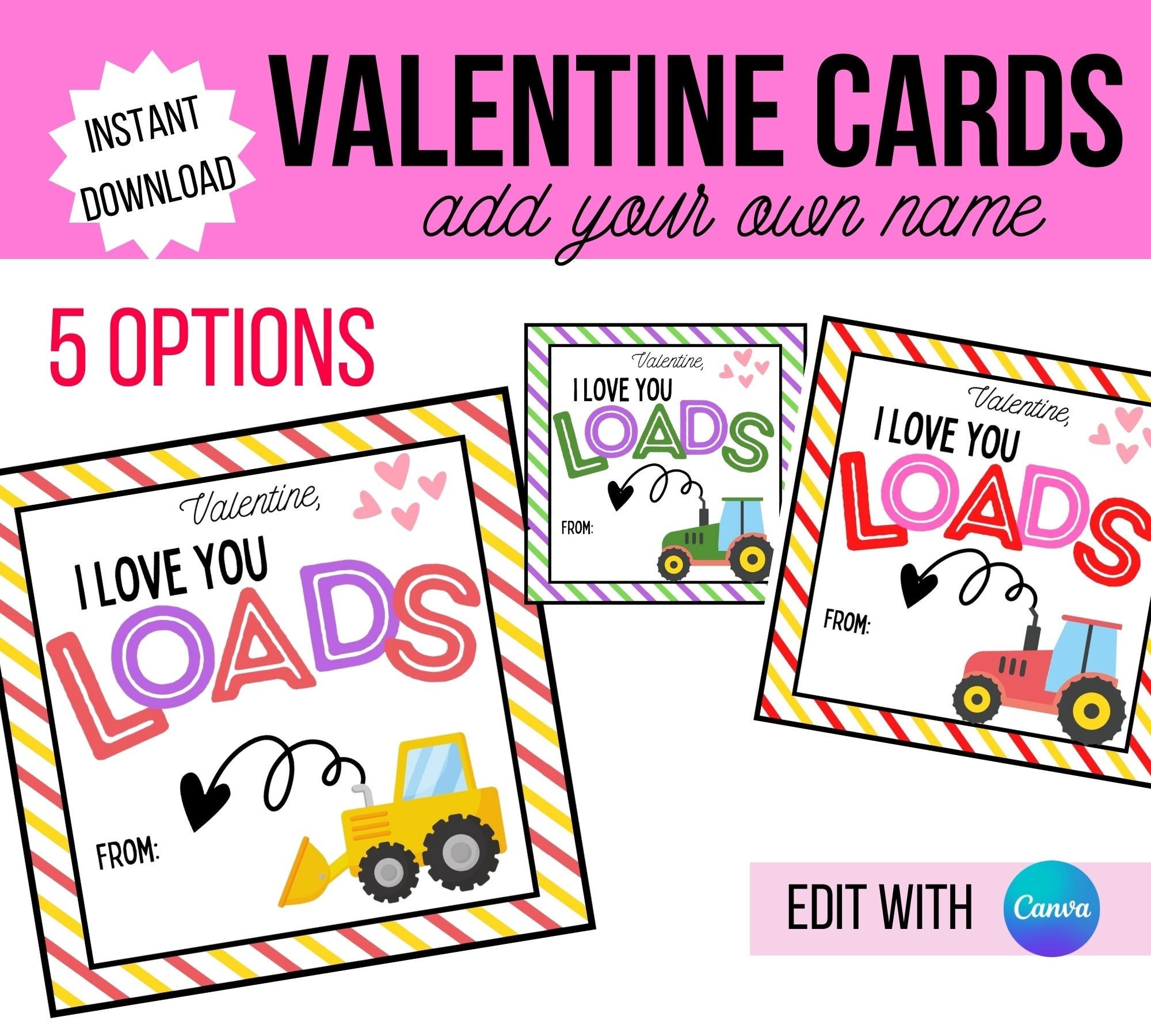 Printable Valentine's Day Cards, Kids Valentine Cards for School ...