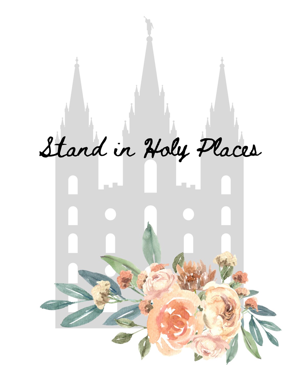 Printable Stand in Holy Places LDS Temple - Etsy