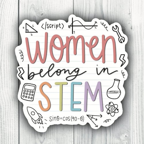 Women in Stem Sticker - Etsy