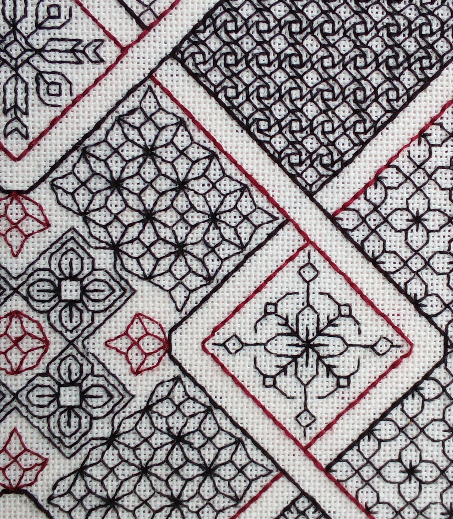Celtic Blackwork Sampler Pattern | Etsy
