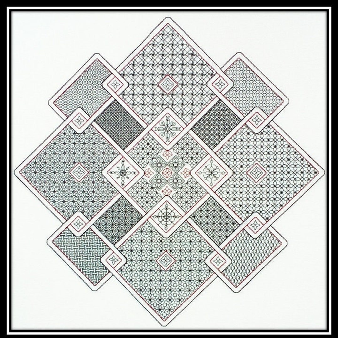 Celtic Blackwork Sampler Pattern - Etsy