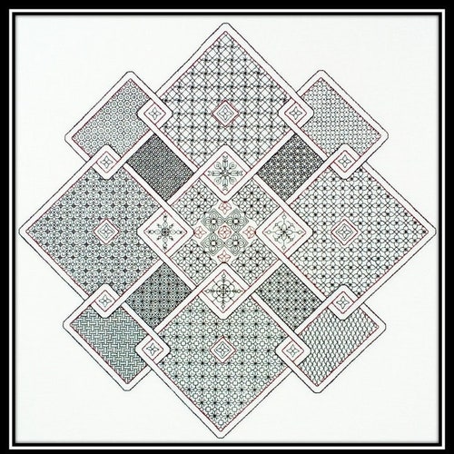Celtic Blackwork Sampler Pattern - Etsy