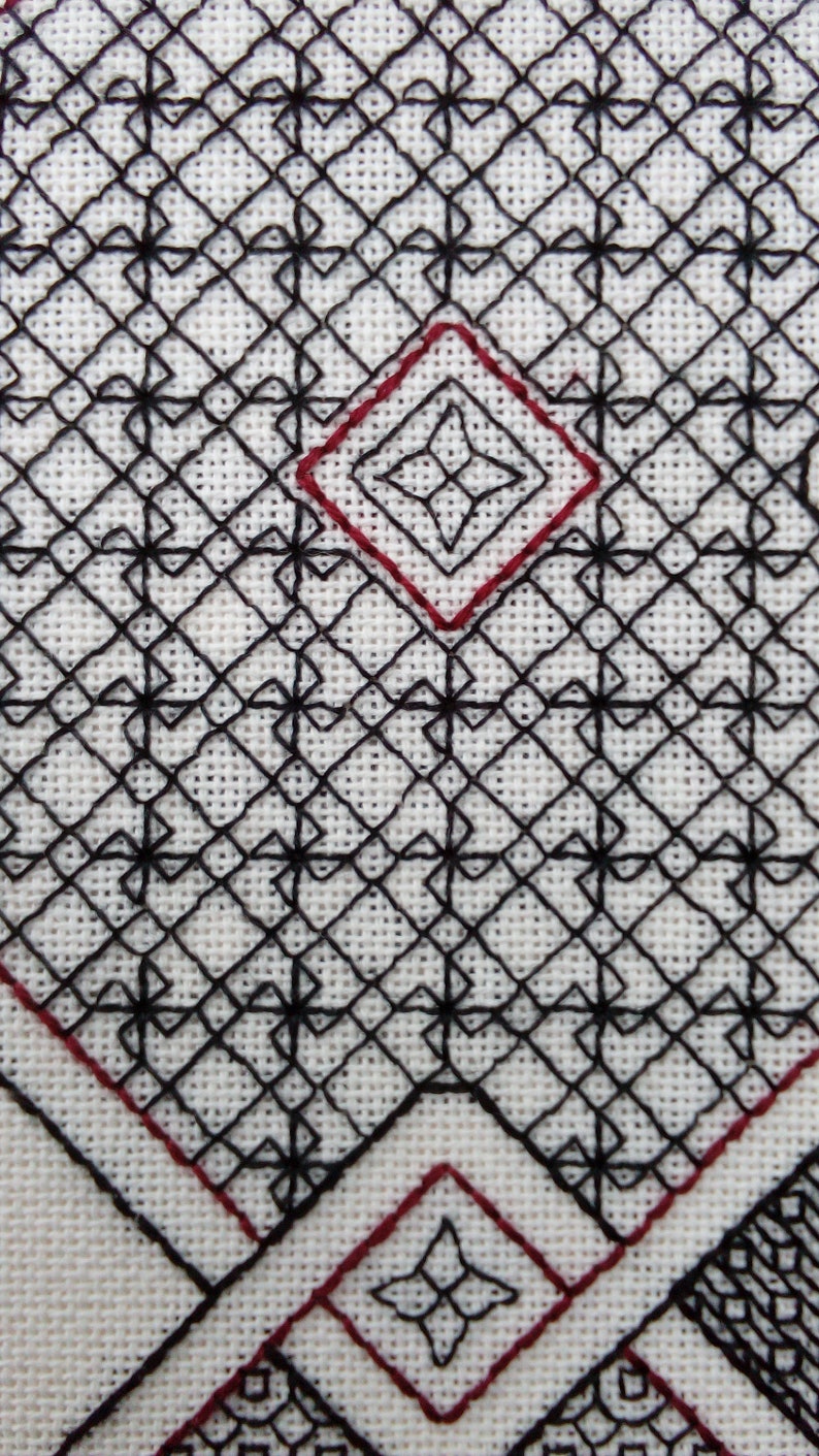 Celtic Blackwork Sampler Pattern | Etsy