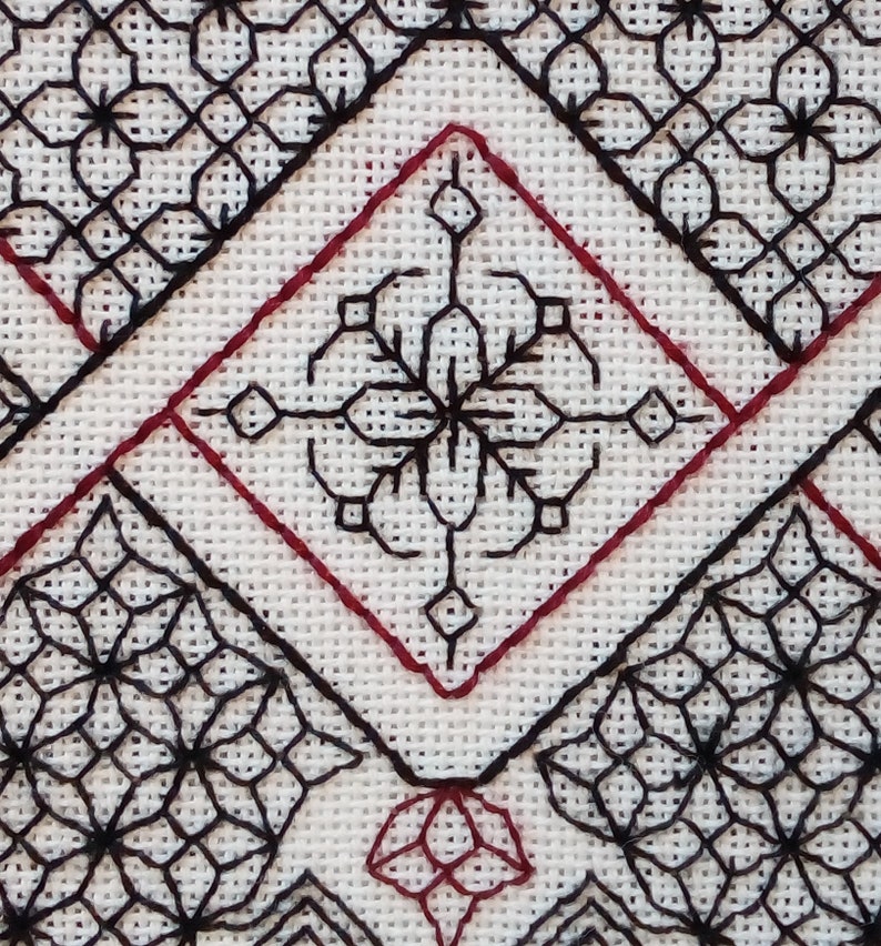 Celtic Blackwork Sampler Pattern | Etsy