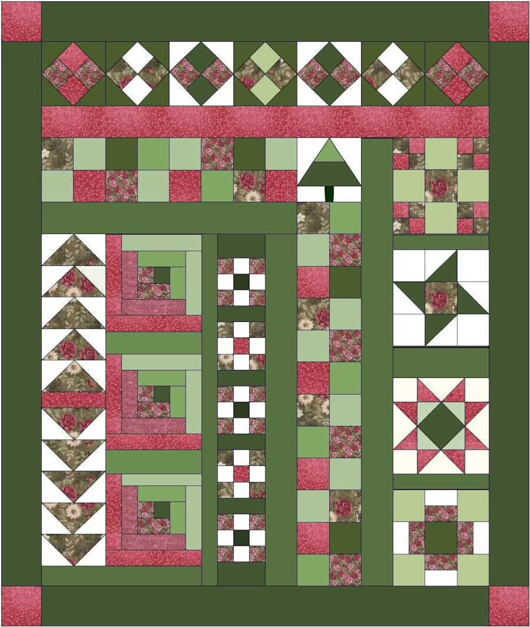 Easy Beginner Sampler Quilt - Etsy