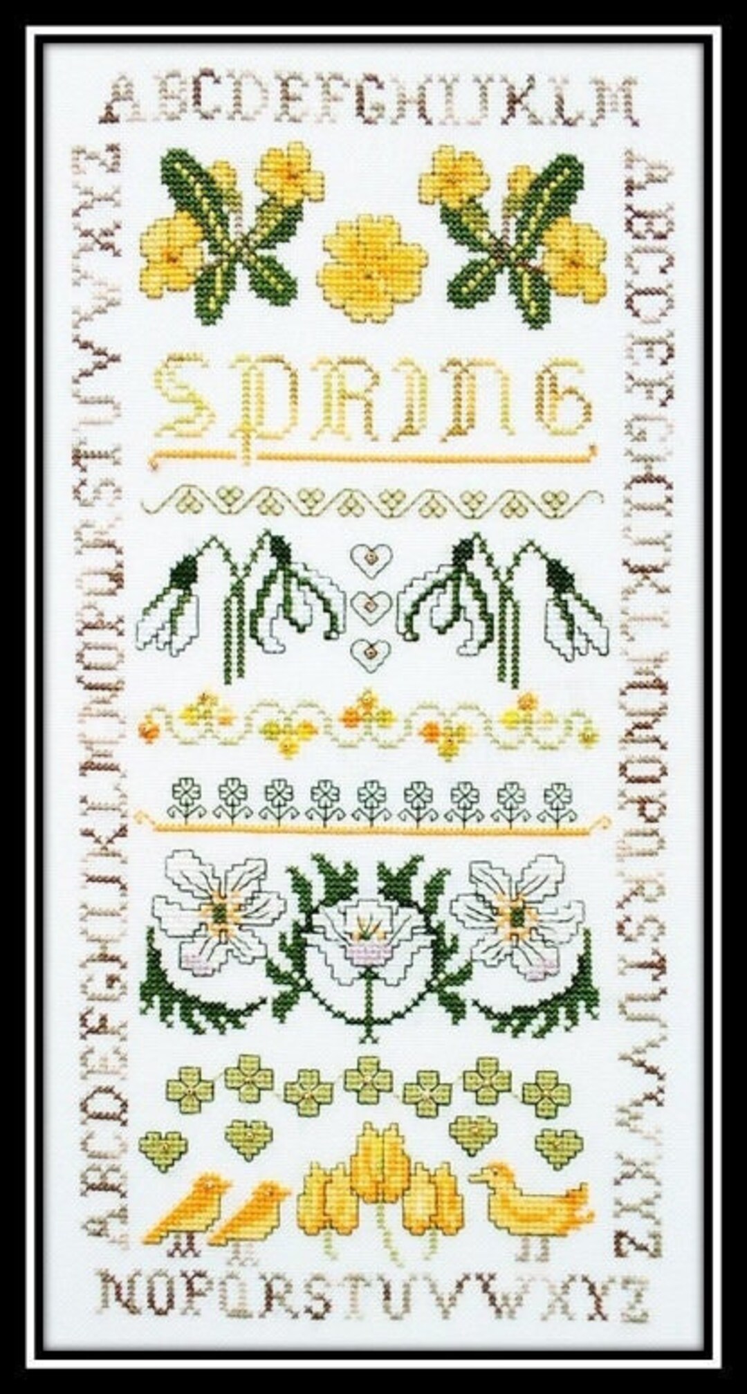 Spring Sampler Cross Stitch - Etsy