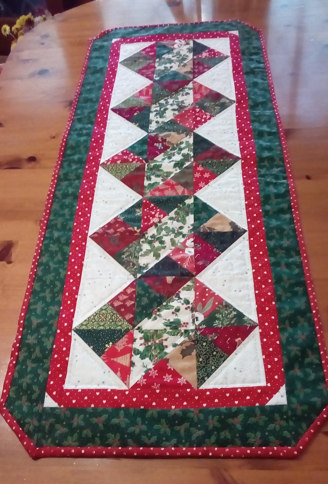 Christmas Twist Table Runner PDF - Etsy