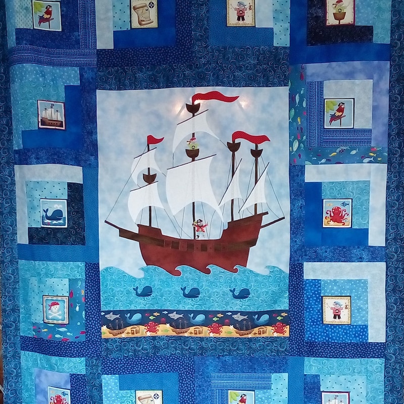 Pirate Quilt - Etsy