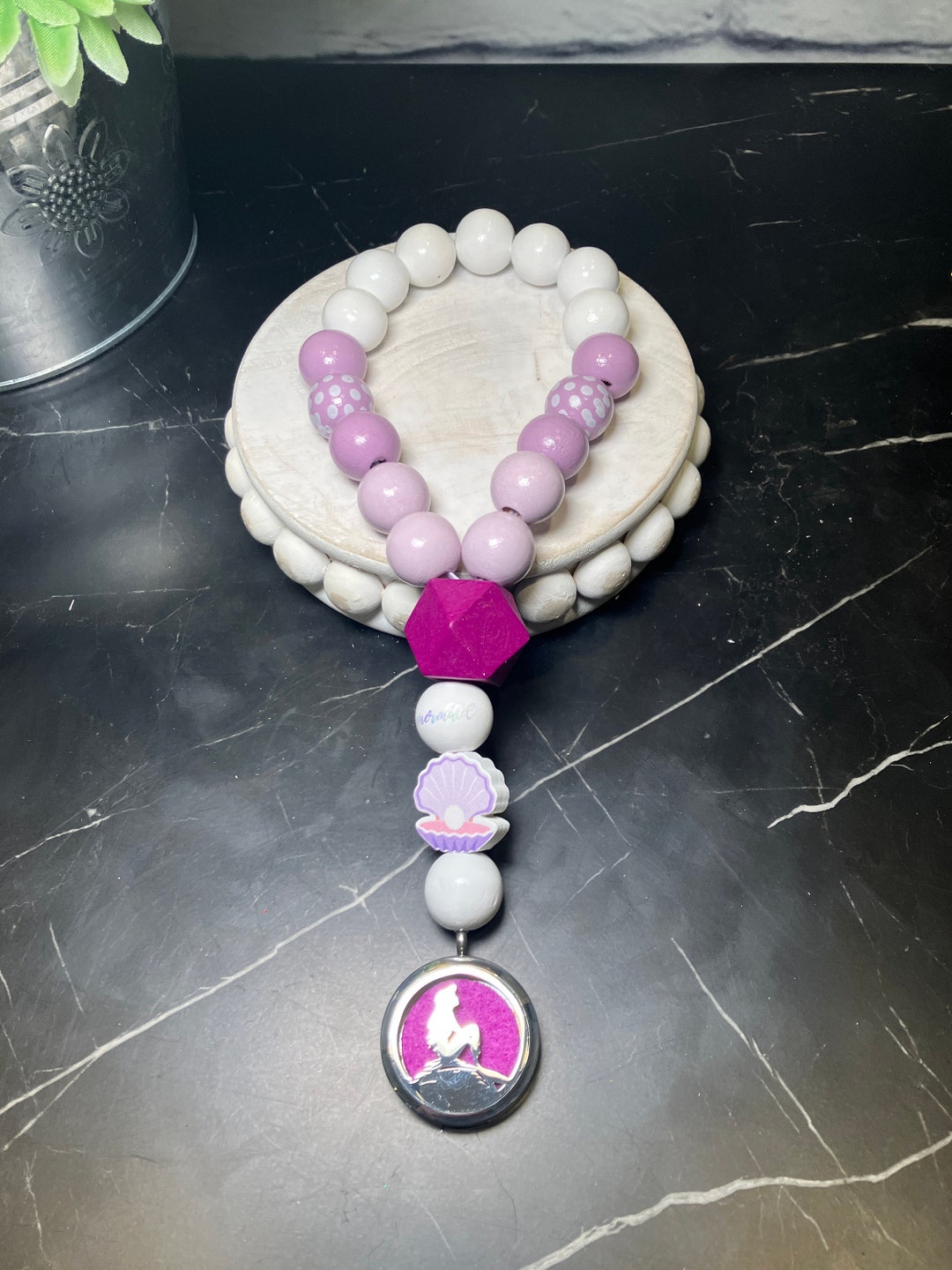 Mermaid Wood Bead Diffuser - Etsy