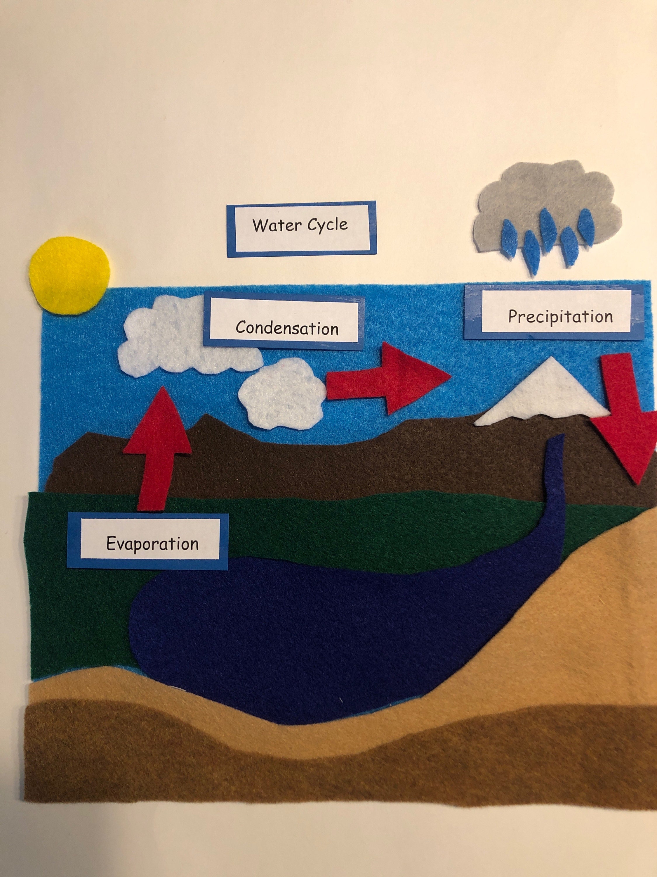 Montessori Water Cycle - Etsy