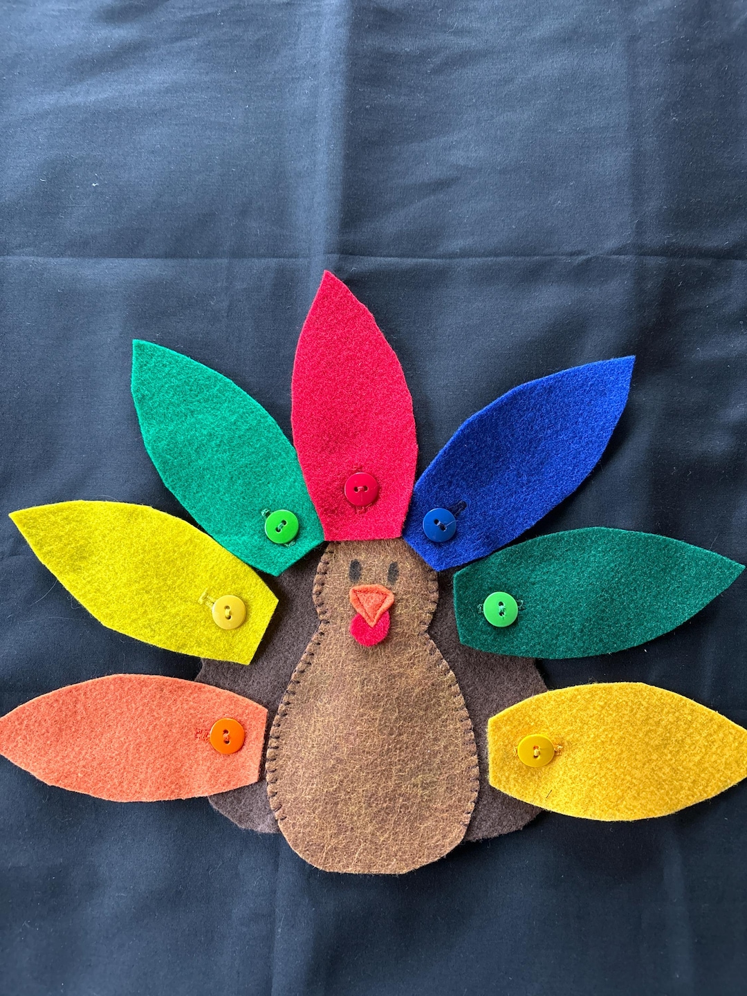 Montessori Button Turkey Practice - Etsy