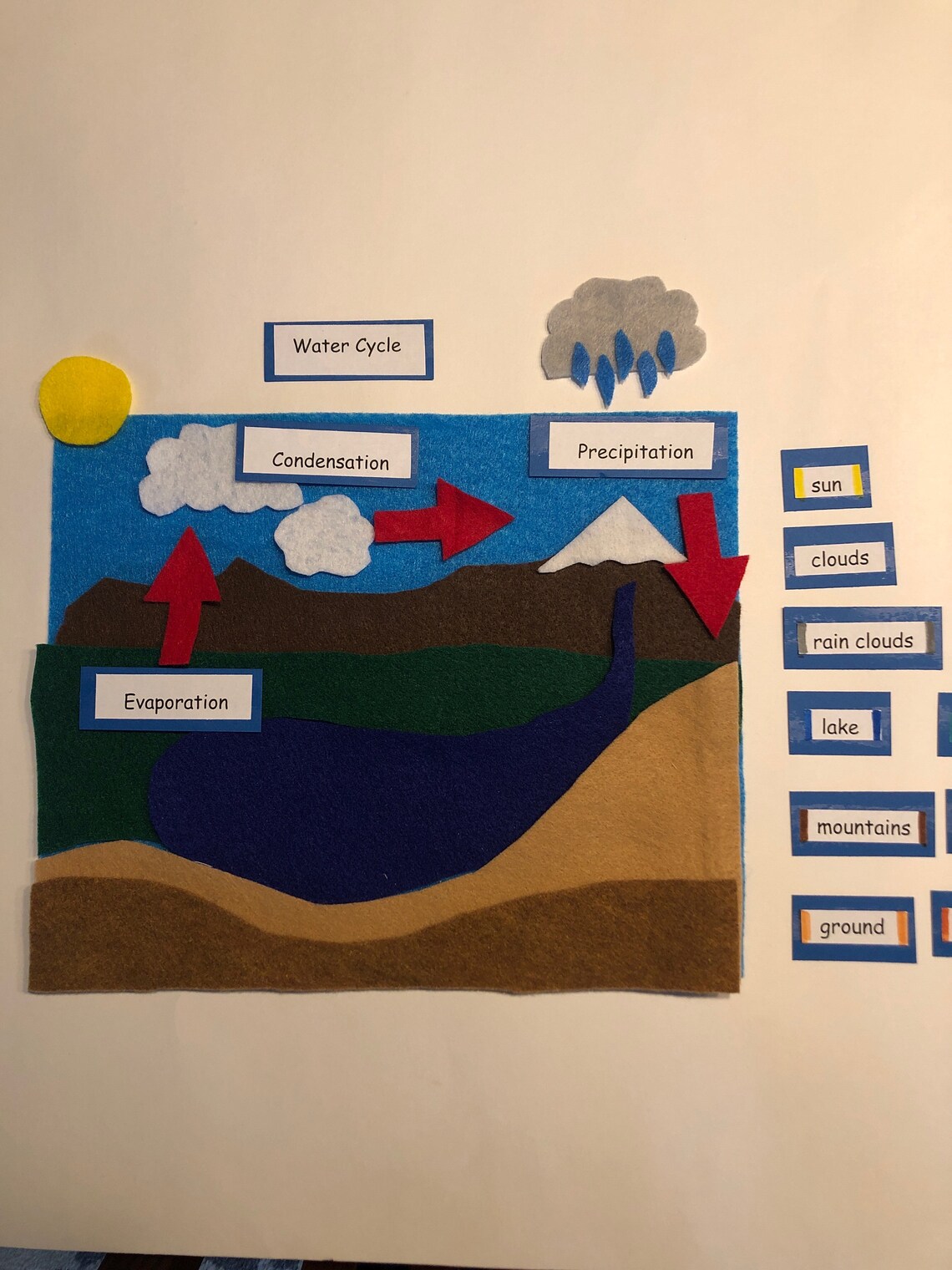 Montessori Water Cycle - Etsy