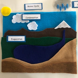 Montessori Water Cycle - Etsy